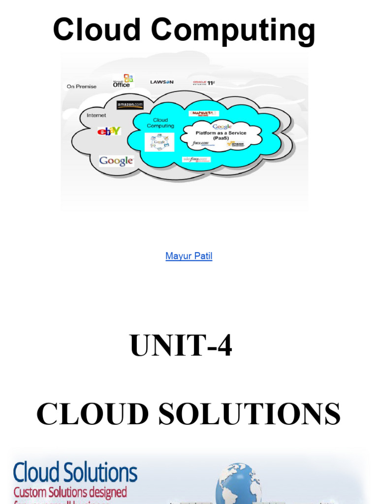 Chap 4 | PDF | Cloud Computing | Business Process Management Chap 4 | PDF | Cloud Computing | Business Process Management