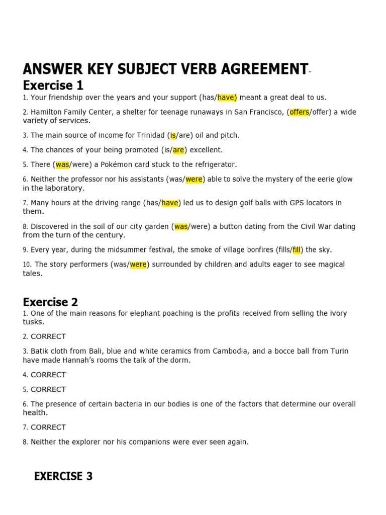 Unit 1 PDF ANSWER KEY | PDF