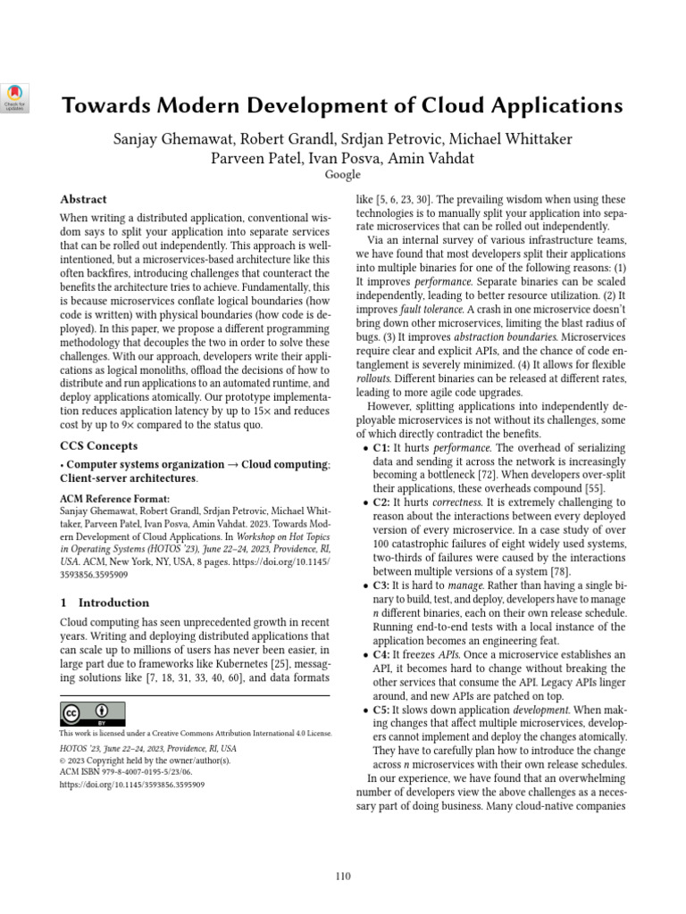 SW Development Method - Google | PDF | Runtime System | Component Object Model