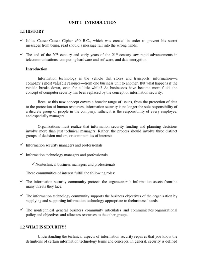 DIS NOTES | Download Free PDF | Information Security | Malware