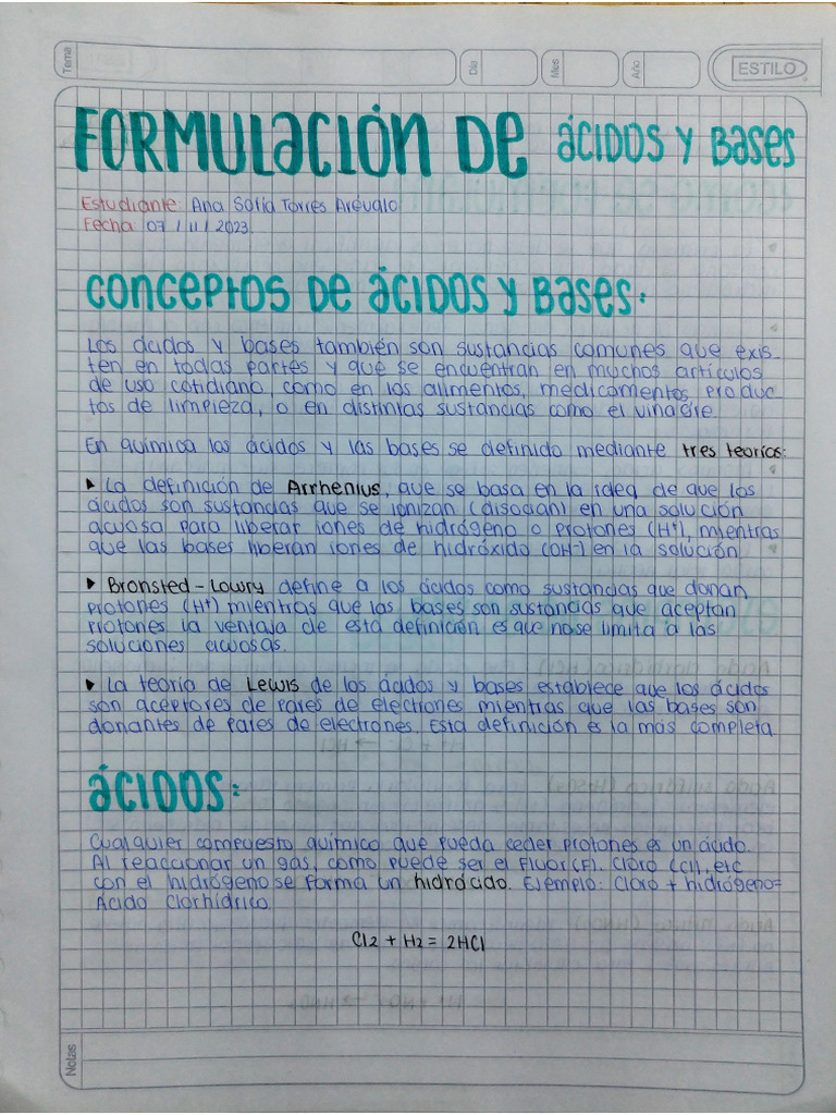 Tarea 1 (Investigación, Ácidos y Bases) | PDF Tarea 1 (Investigación, Ácidos y Bases) | PDF