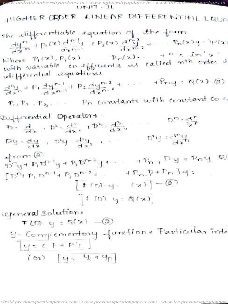 Mathematics - II Unit 2 | PDF
