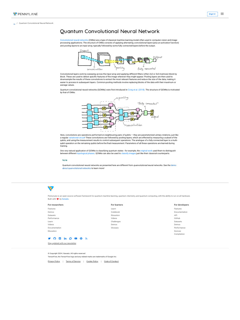 Quantum Convolutional Neural Networks — PennyLane | PDF | Artificial ... Quantum Convolutional Neural Networks — PennyLane | PDF | Artificial ...