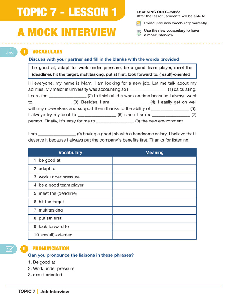 L1 - A MOCK INTERVIEW | PDF | Applied Linguistics | Psycholinguistics