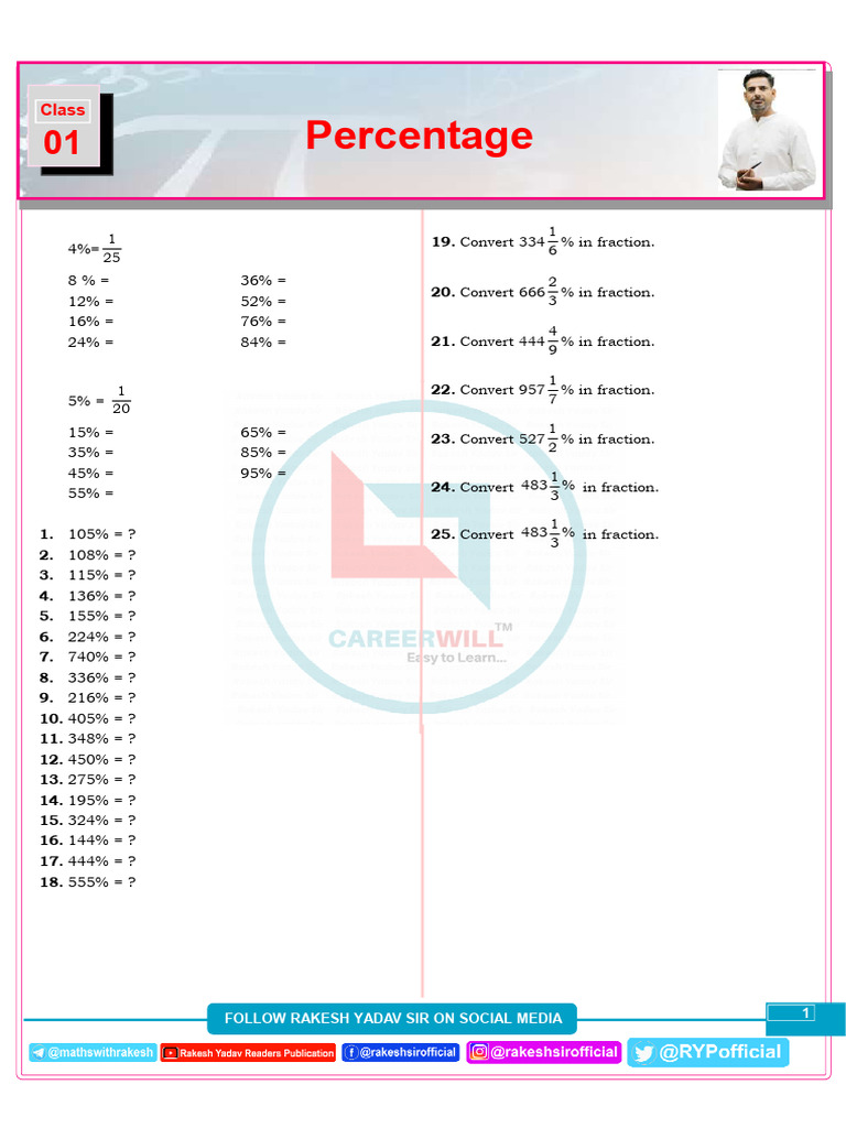 365840percentage Combined Sheet - Crwill | PDF | Voting | Elections