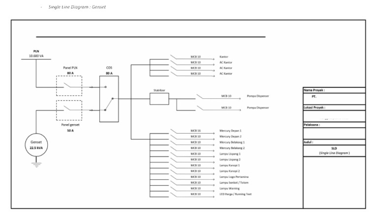 C Single Line Diagram Pdf