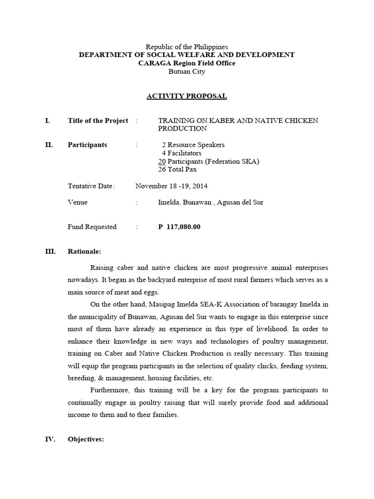 Bunawan - Caber & Native Chicken Production | PDF | Chicken