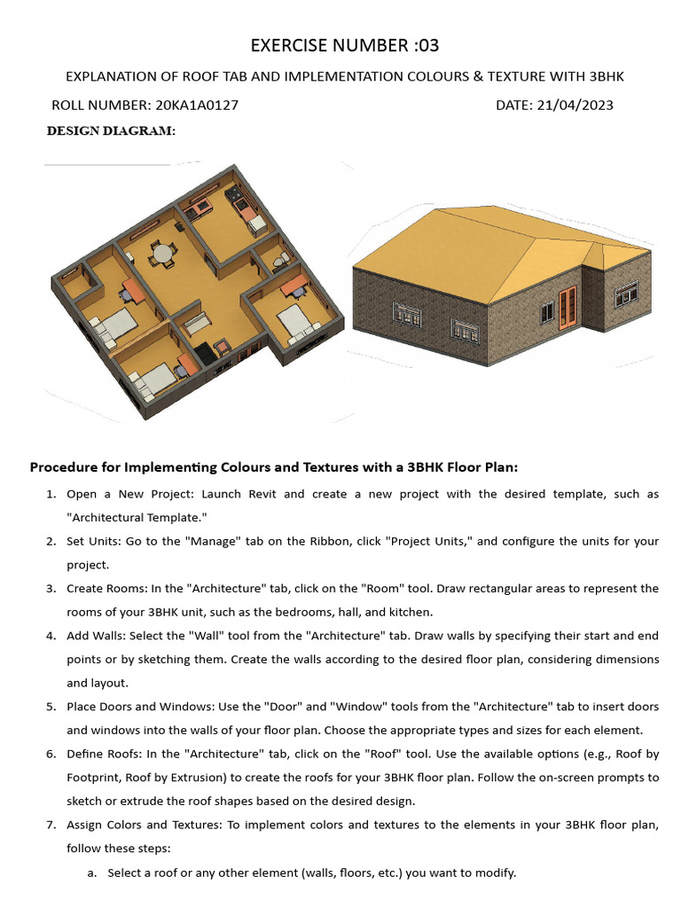 Exercise Number:03 | PDF | Extrusion | Autodesk Revit