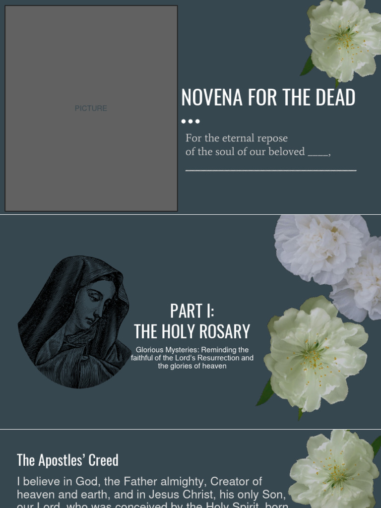 9-Day Novena Prayer for the Dead | PDF | Jesus | Ascension Of Jesus