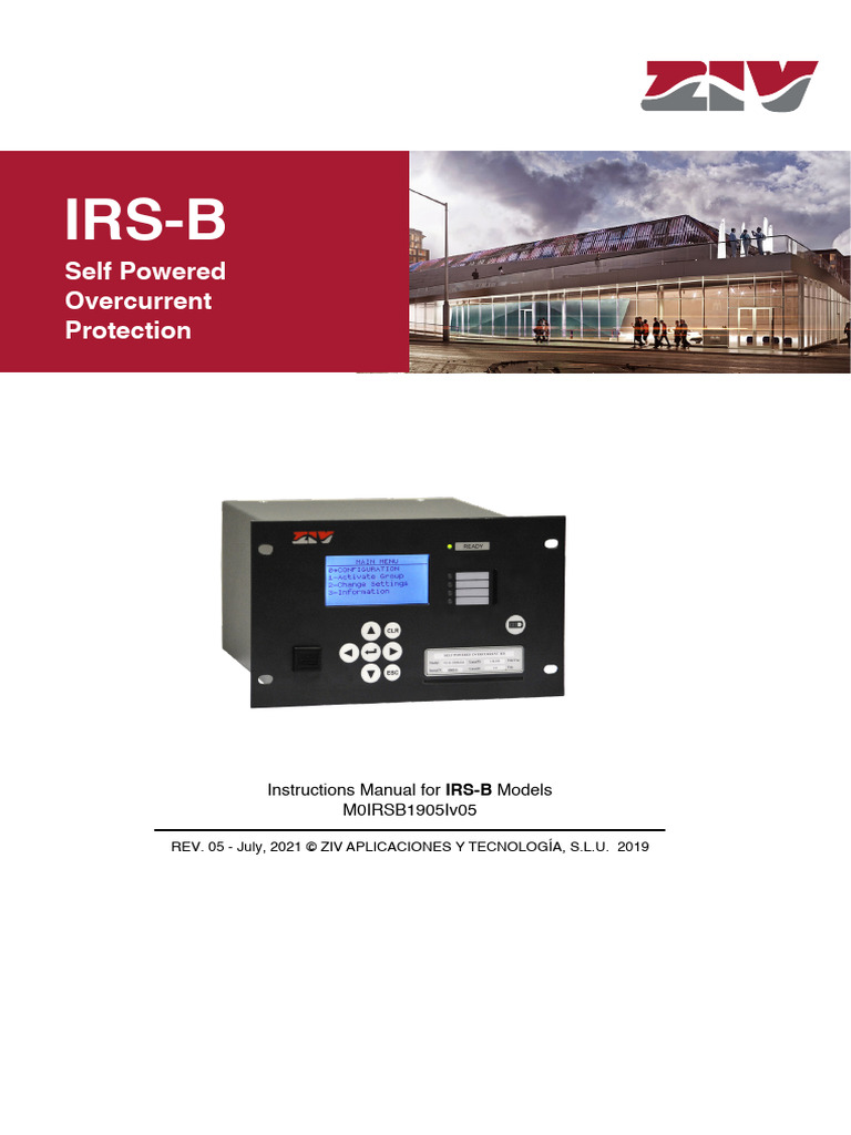 Ziv Irs-B | PDF | Power Supply | Relay