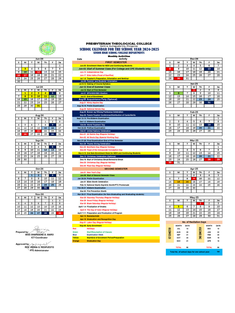 CALENDAR | PDF | Academic Term | Observances