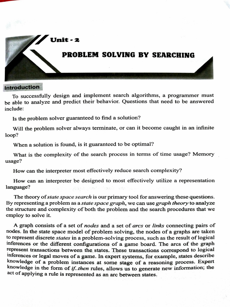 Artificial Intelligence Unit 1 | PDF | Algorithms | Computational Complexity Theory