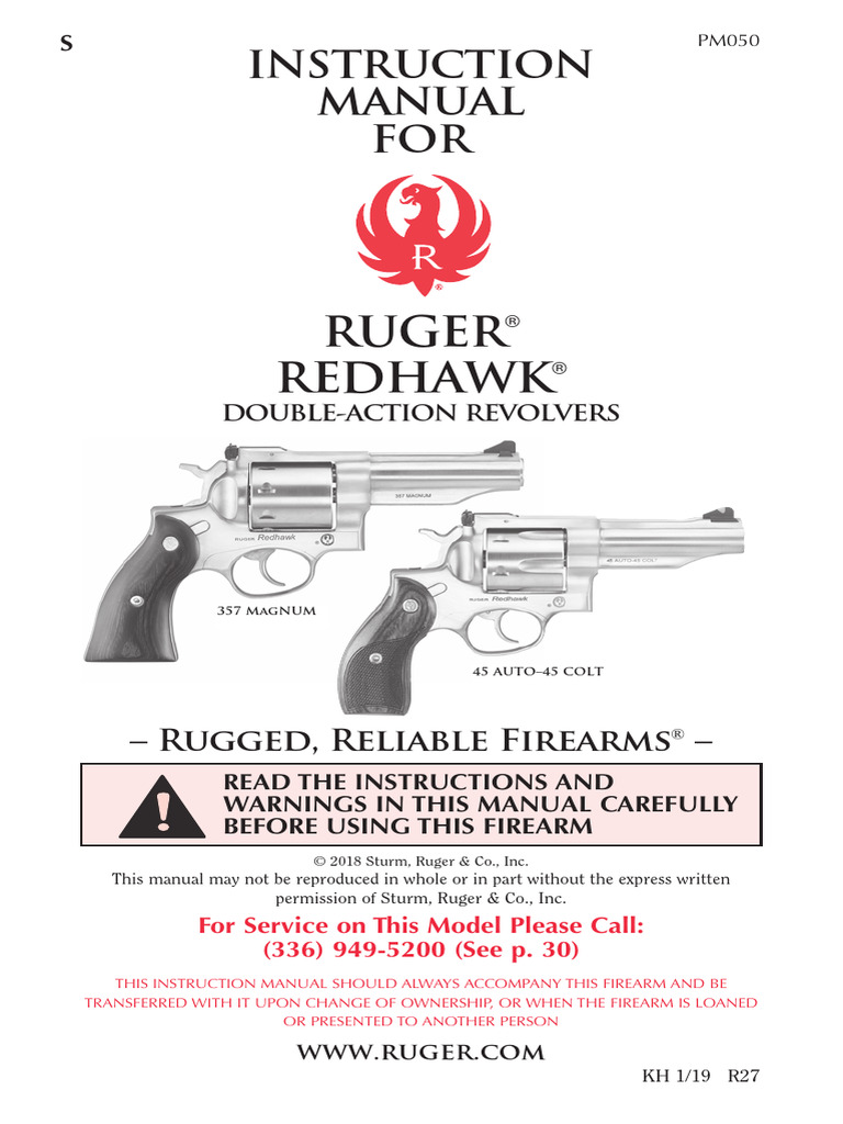 redhawk | Download Free PDF | Revolver | Trigger (Firearms)