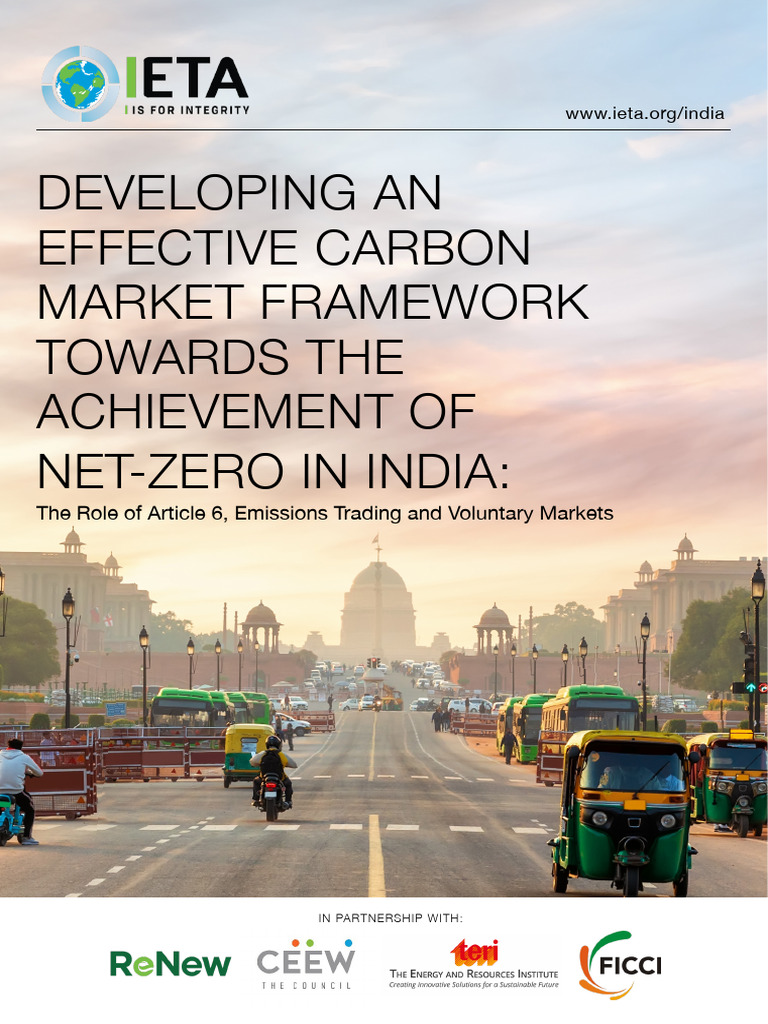 IETA AdvancingCarbonMarketsinIndia 2023 | PDF | Clean Development ...