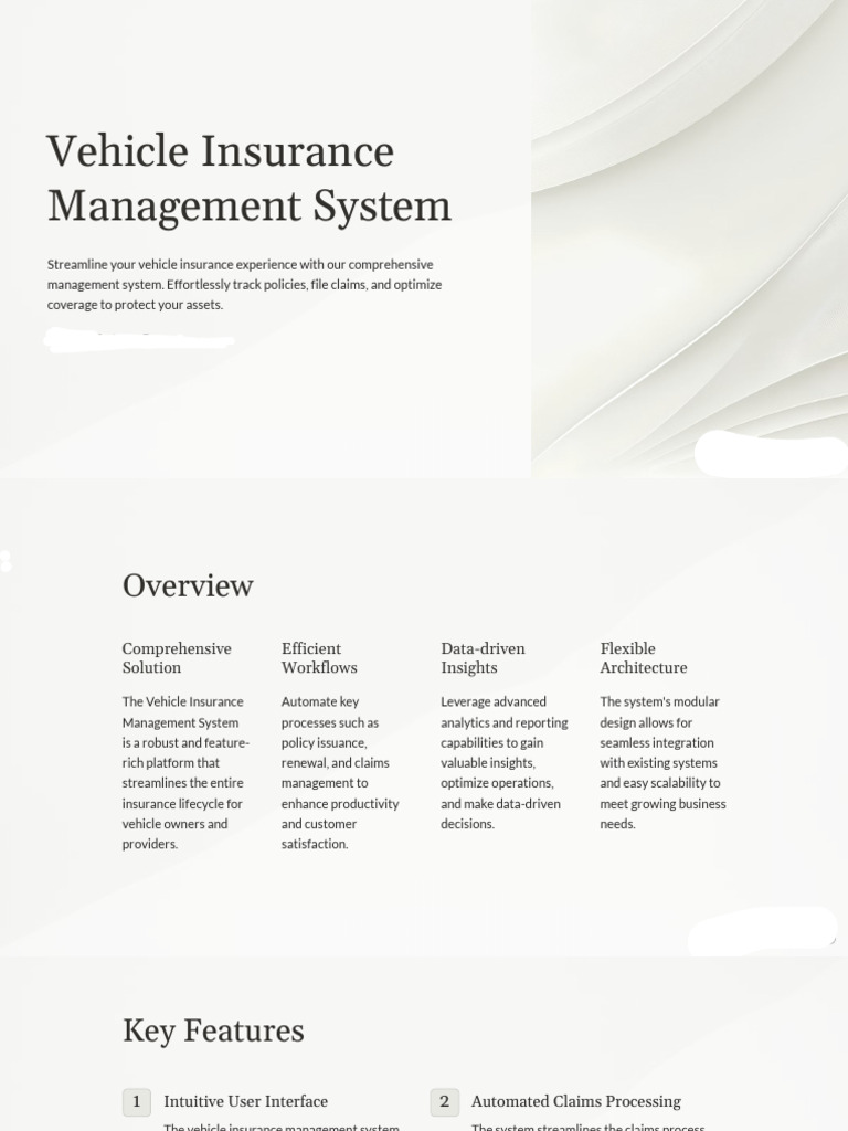 Vehicle Insurance Management System | PDF | Insurance | Analytics