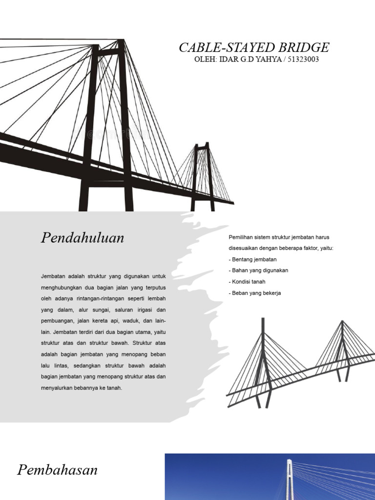 Narasi Cable-stayed Bridge | PDF