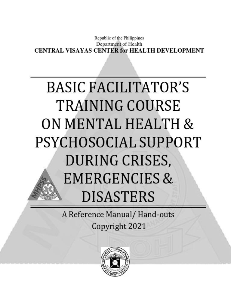MHPSS Hand Outs | PDF | Grief | Mental Disorder
