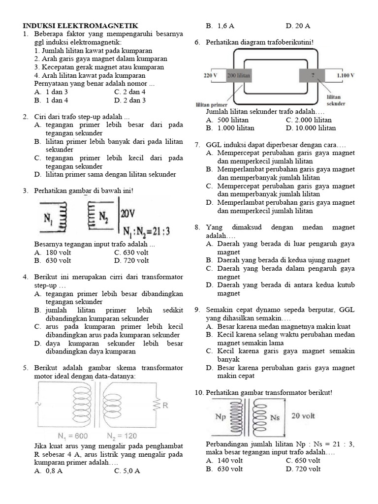 9.4 Induksi Elektromagnetik | PDF