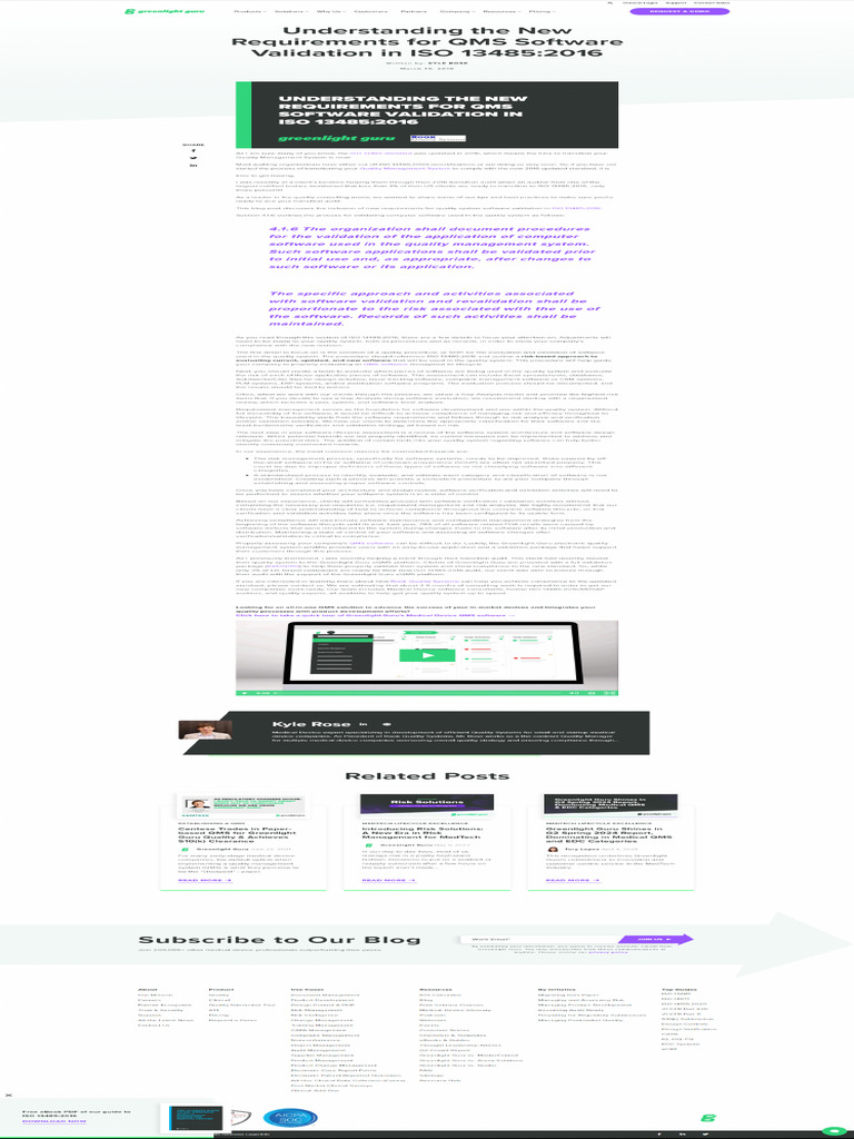 Understanding The New Requirements For QMS Software Validation in ISO ...