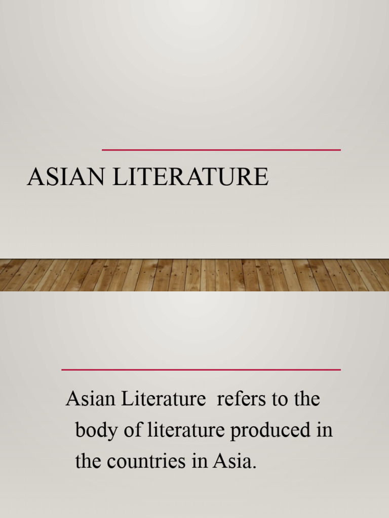 Asian Literature | PDF | Japanese Poetry | Poetry