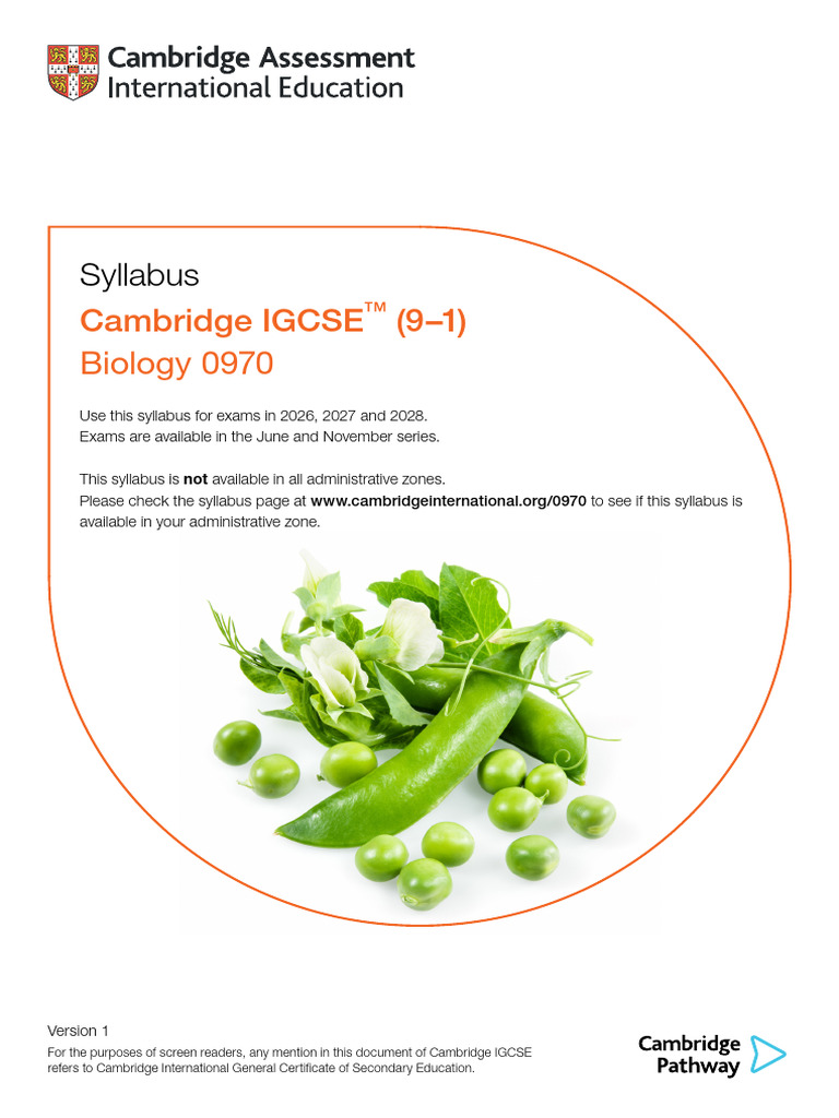 Biology syllabus | PDF | Osmosis | Photosynthesis