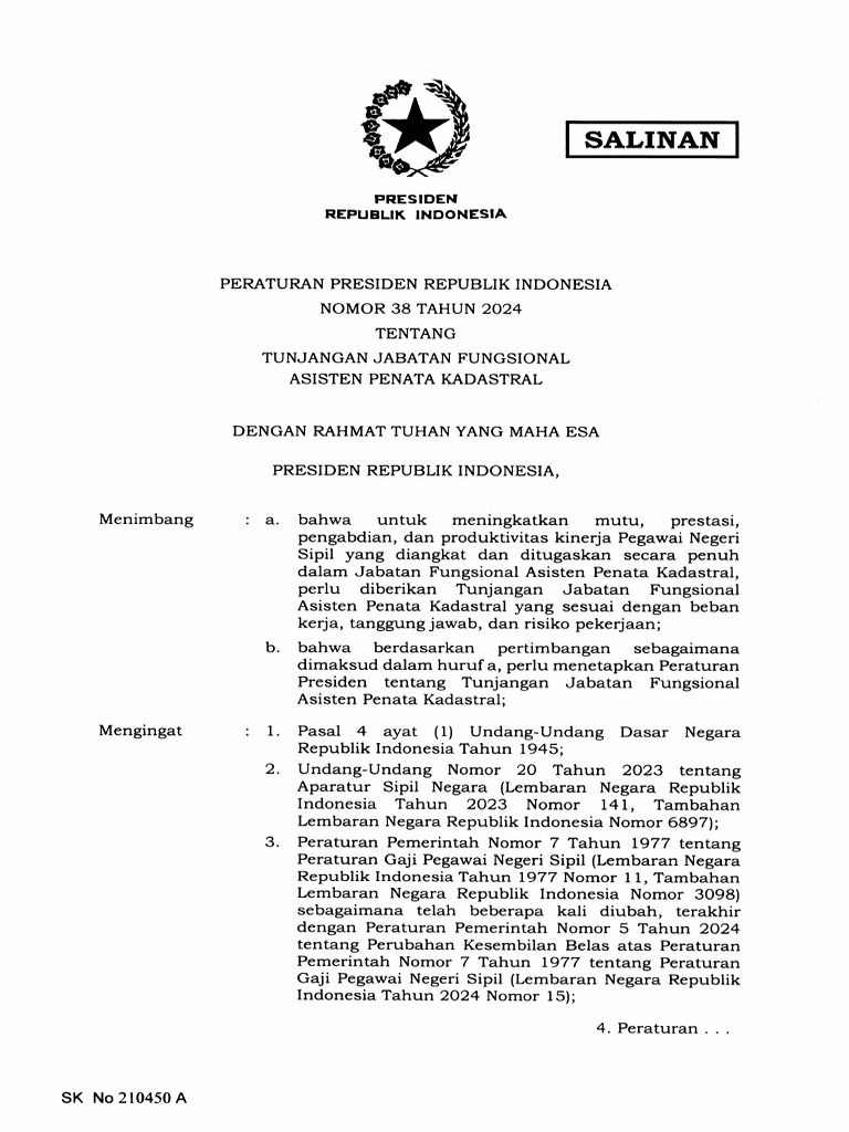 Salinan Perpres Nomor 38 Tahun 2024PDF - 240325 - 161928 | PDF