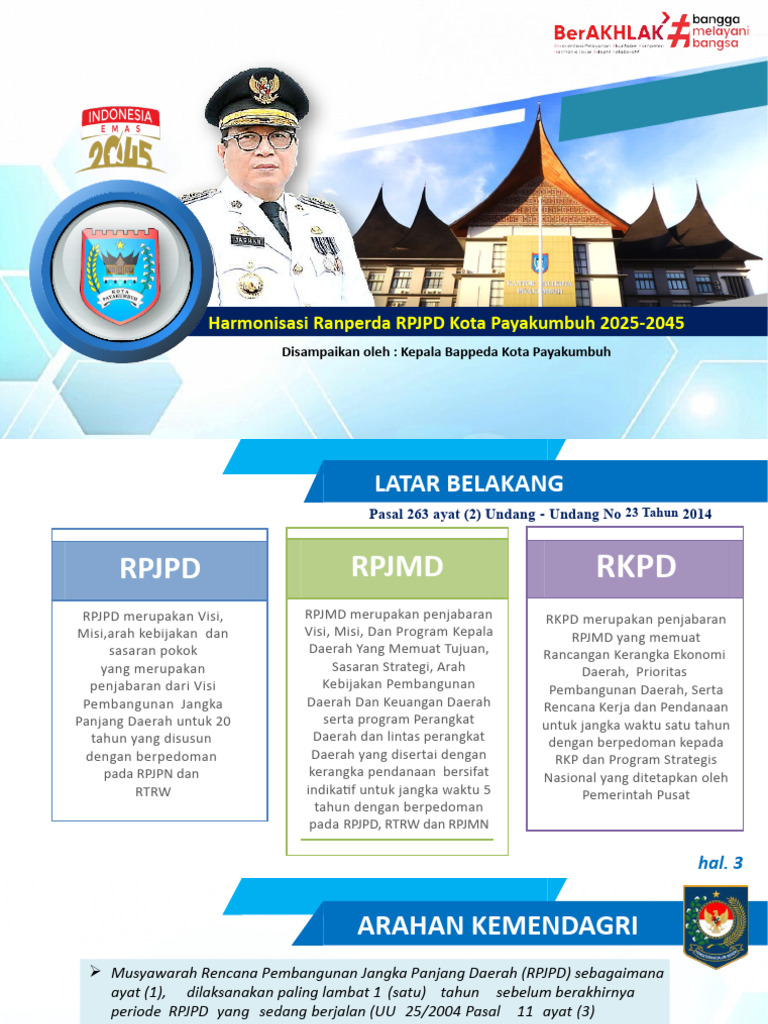 Paparan Harmonisasi Rpjpd 2 Mei 2025 (Fixed) | PDF