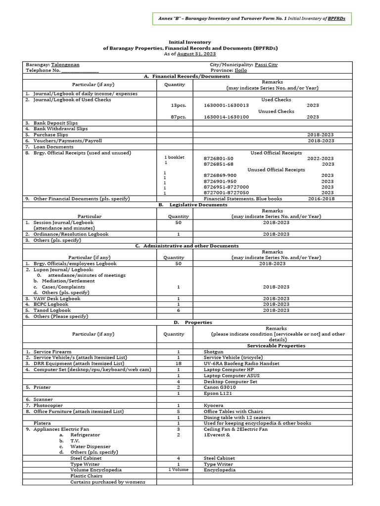 BIT-Forms-1-and-2 | PDF | Banks | Revenue