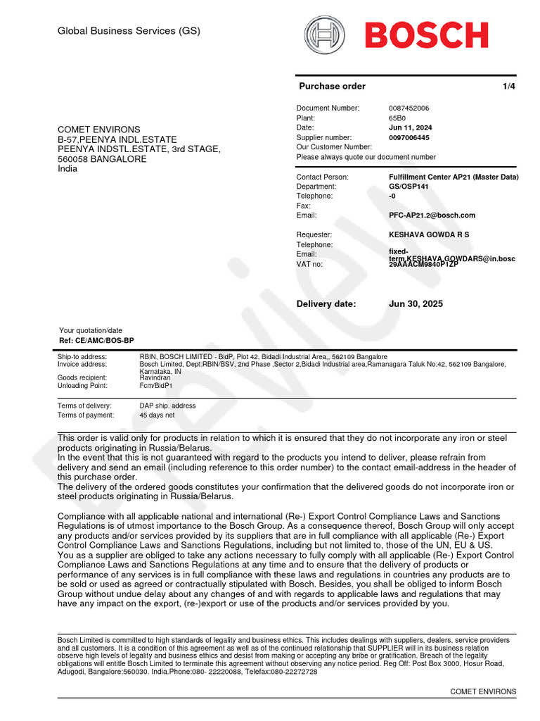 AMC For LN2 Deep Freeze | PDF | Invoice | Receipt
