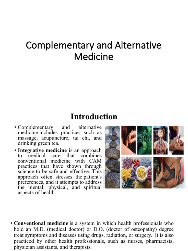 Complementary and Alternative Medicine | PDF | Alternative Medicine | Medicine
