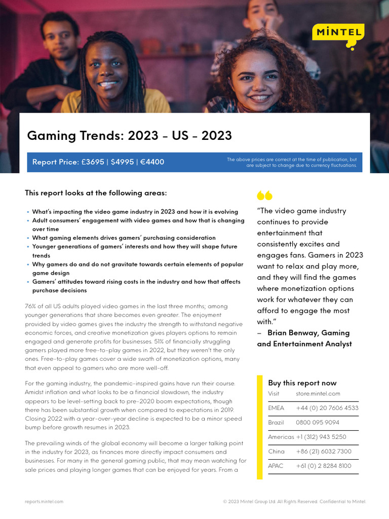 Gaming Trends 2023: APAC Insights | PDF | Video Games | Video Game Consoles