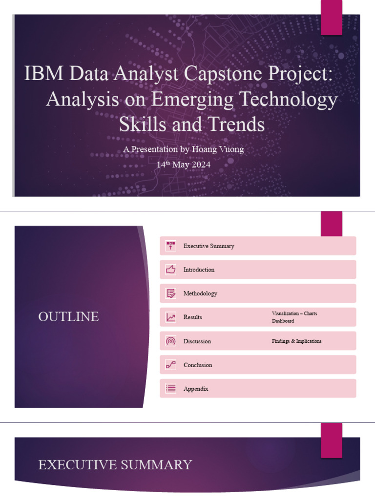 Capstone Presentation A | PDF | Databases | Data Analysis