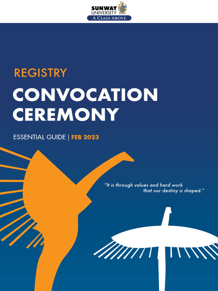 Convocation Essential Guide (February 2023) | PDF | Bachelor's Degree | Bachelor Of Science