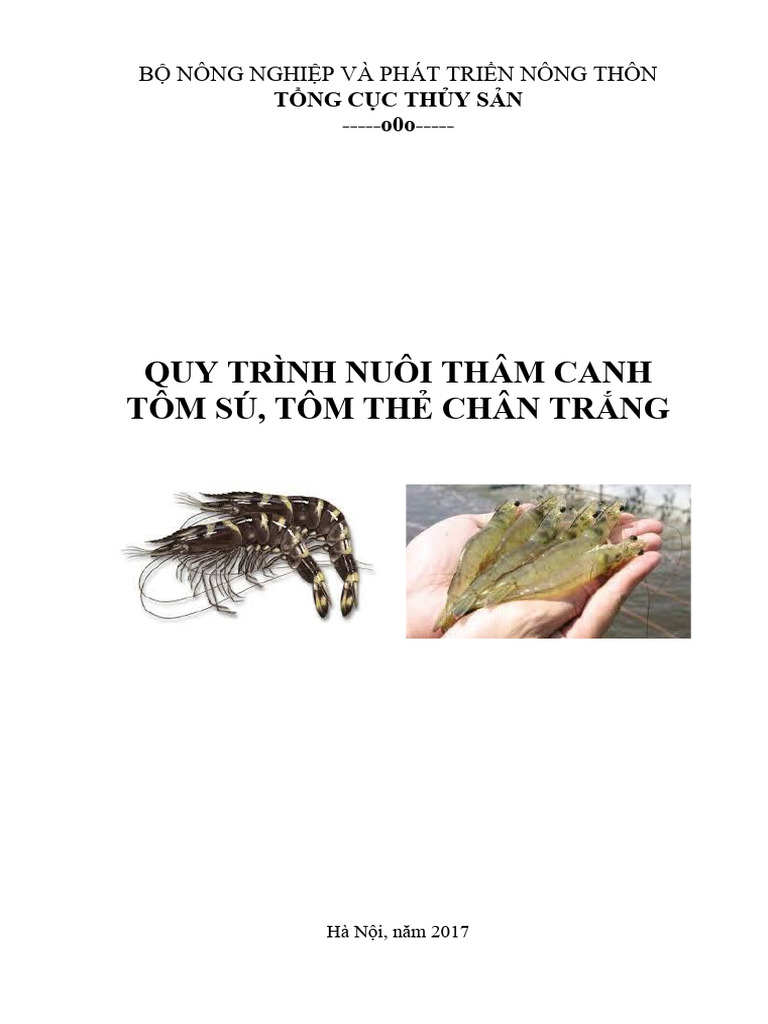 Quy Trinh Nuoi Tom Su-TCT Tham Canh-28.4-Final | PDF