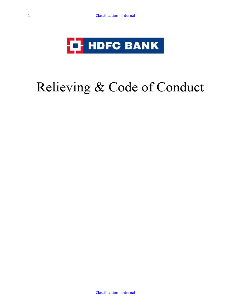 Code of Conduct | PDF | Information Sensitivity | Regulatory Compliance