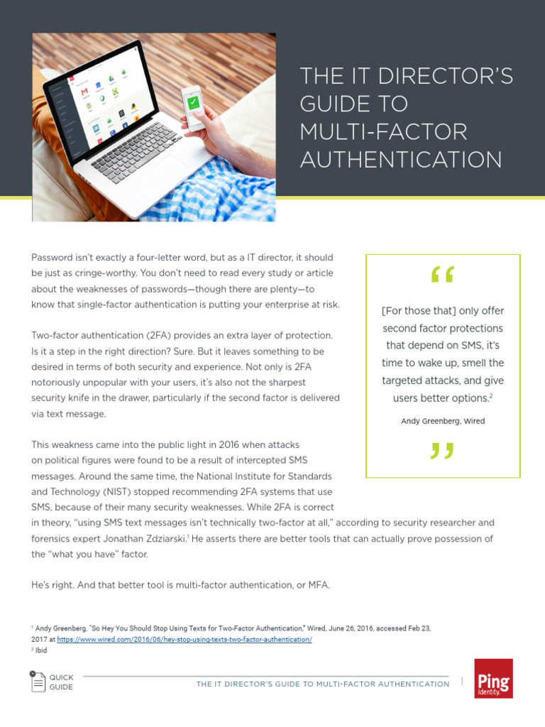 3406-it-director-guide-mfa | Download Free PDF | Authentication | Password