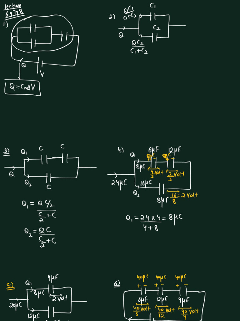 Lecture 9 Capacitor | PDF