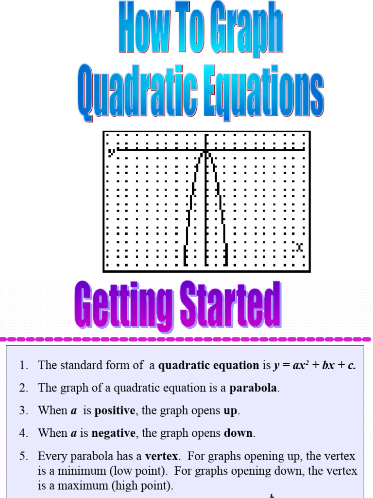11 - 5how To Graph Quadratic Equa | PDF | Quadratic Equation | Graph Theory