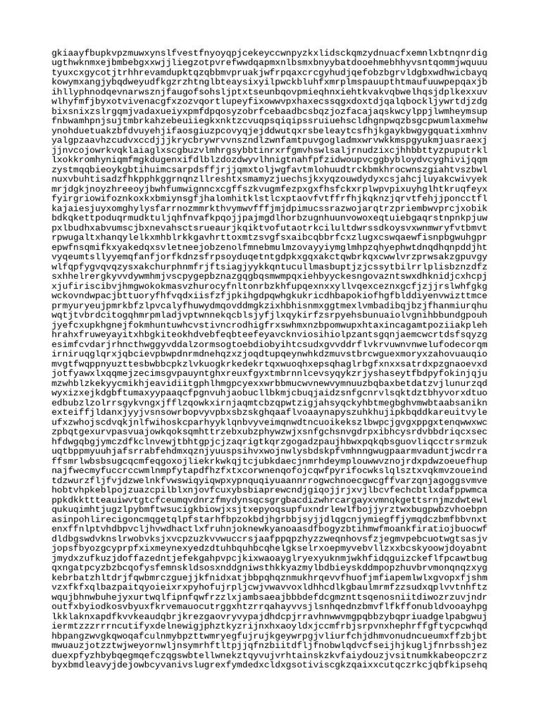 Random Text Generation Document | PDF