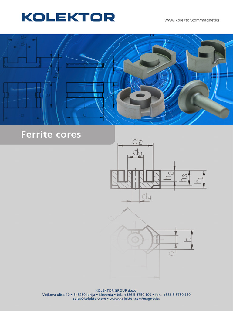 kolektor_soft_ferrites | PDF | Inductor | Electronic Engineering