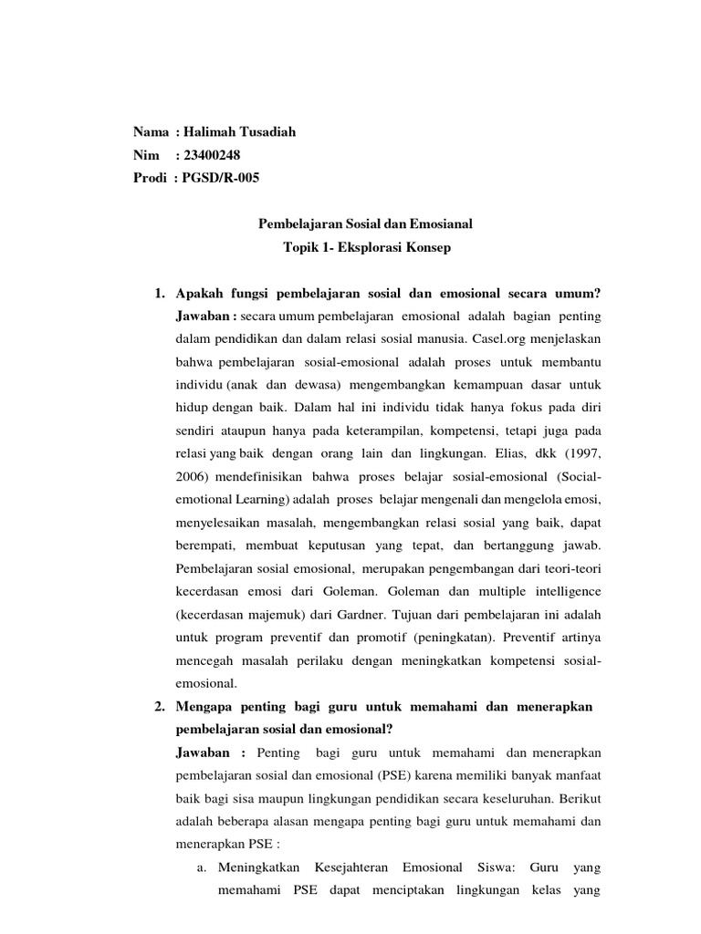 T1 Eksplorasi Konsep. Halimah Tusadiah | PDF