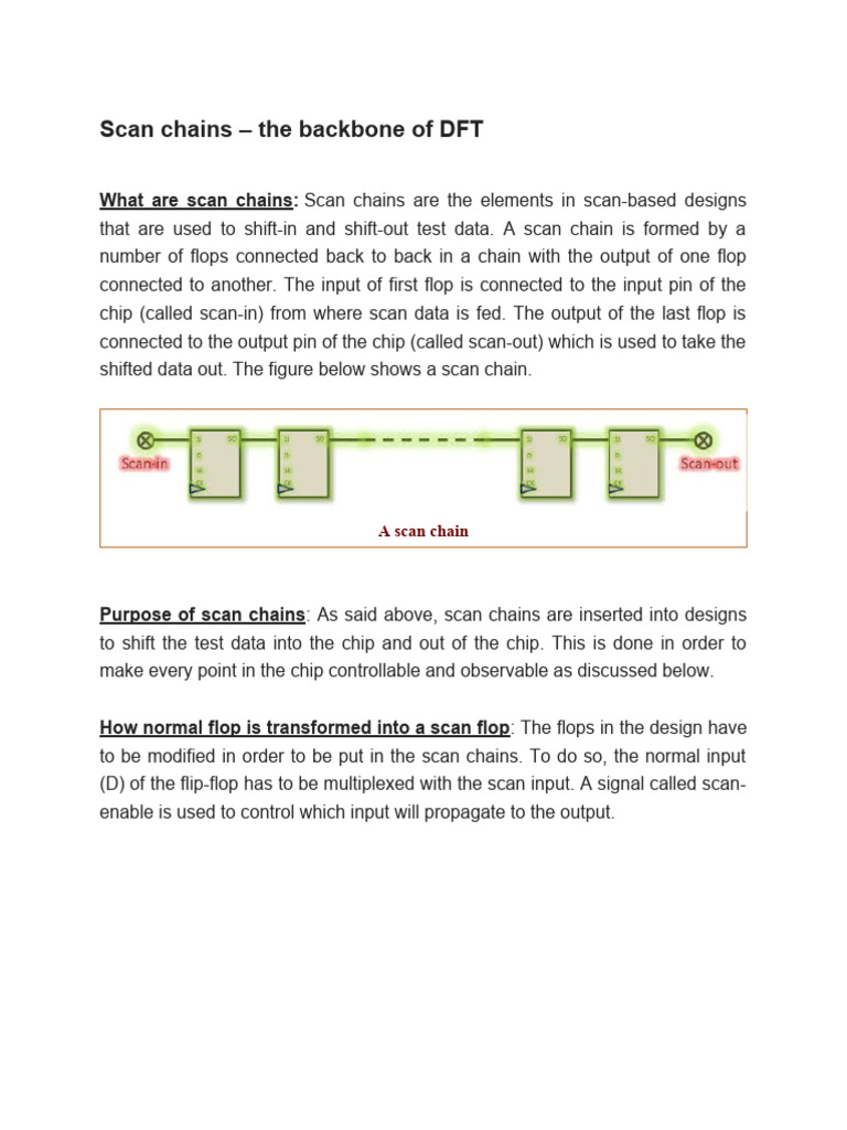 Scan chains | Download Free PDF | Electronic Design | Information And ...