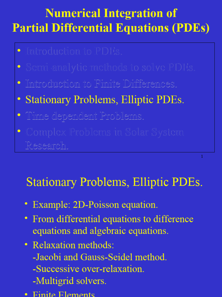 Wiegelmann Partial Differential Equations 2 | PDF | Finite Element Method | Partial Differential ...