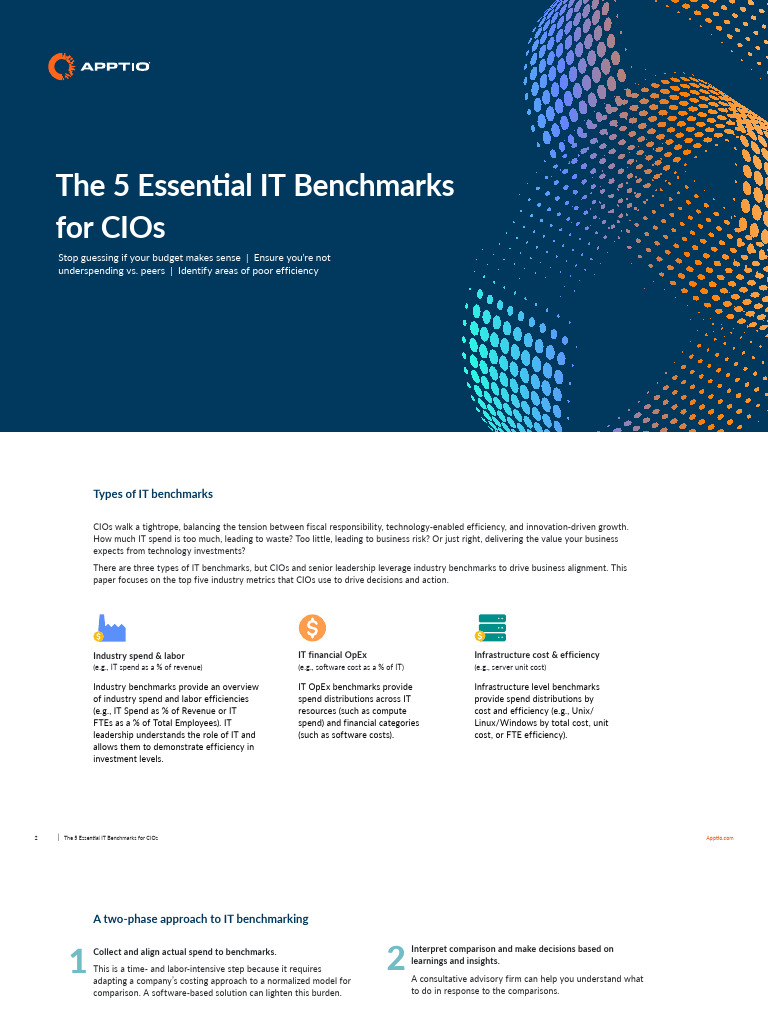 5-essential-it-benchmarks-for-cios | Download Free PDF | Benchmarking ...