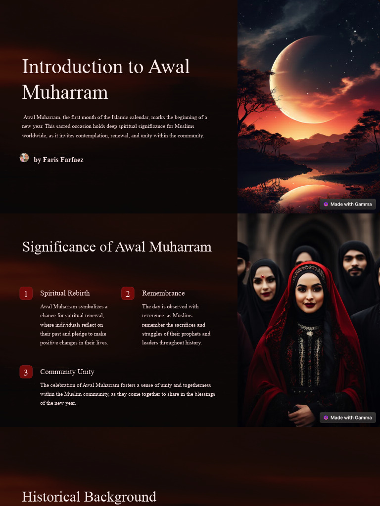 Introduction To Awal Muharram | PDF | Abrahamic Religions | Islamic ...