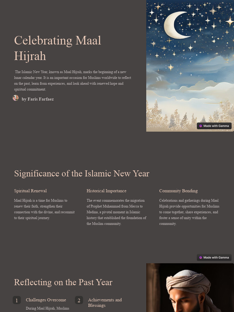 Celebrating Maal Hijrah | PDF | Ummah | Abrahamic Religions