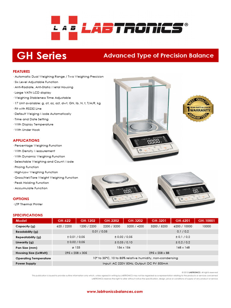 labtronics_gh_series | Download Free PDF | Electrical Engineering
