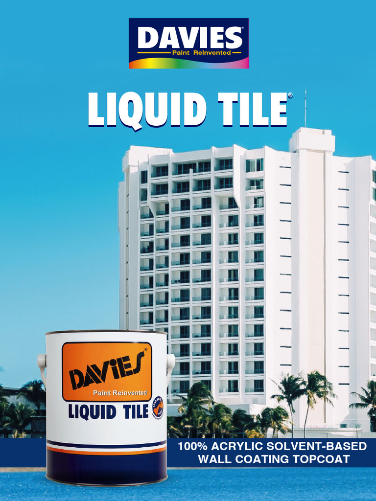 DAVIES LIQUID TILE BROCHURE | PDF | Acrylic Paint | Building Engineering