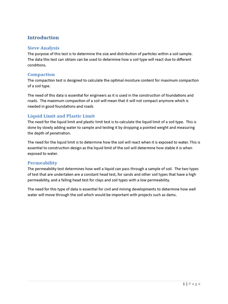 Lab_Report | Download Free PDF | Soil | Applied And Interdisciplinary Physics