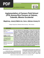 Farmers Field School Approach | PDF | Agriculture | Natural Environment